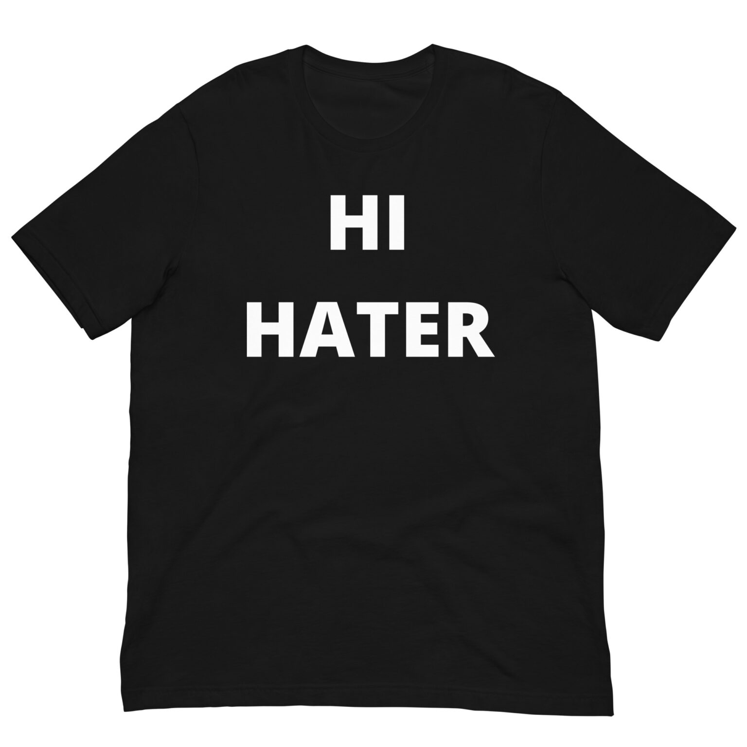 Hi Hater - Bye Hater (FRONT - BACK) tee shirt - PYGear.com