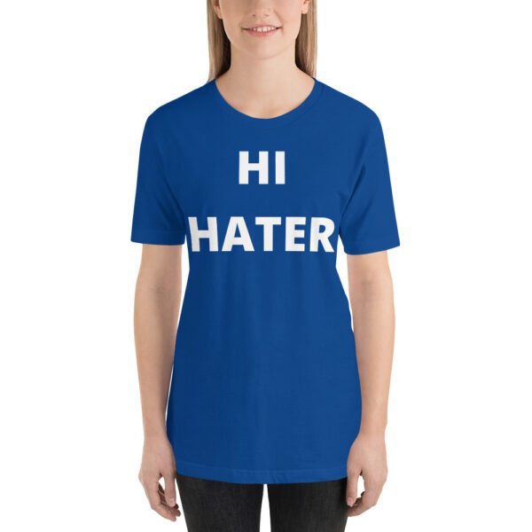 Hi Hater - Bye Hater (FRONT - BACK) tee shirt - PYGear.com