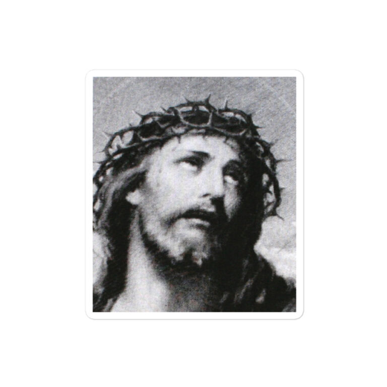 Jesus Christ Portrait sticker - PYGear.com