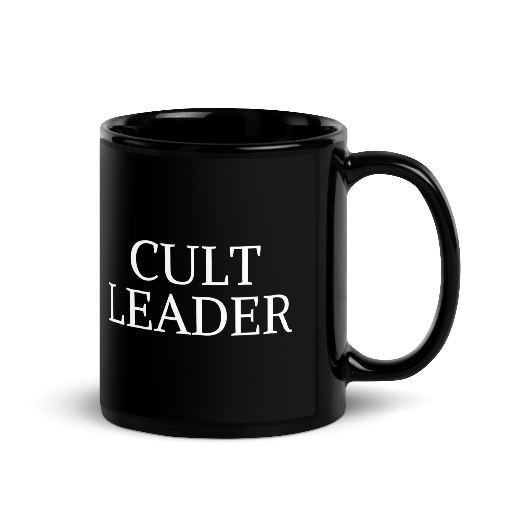 CULT LEADER Black Coffee Mug - PYGear.com